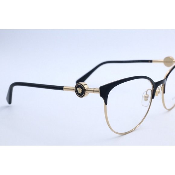 Versace | Accessories | New Versace Ve 271 1433 Blackgold Cat Eye ...